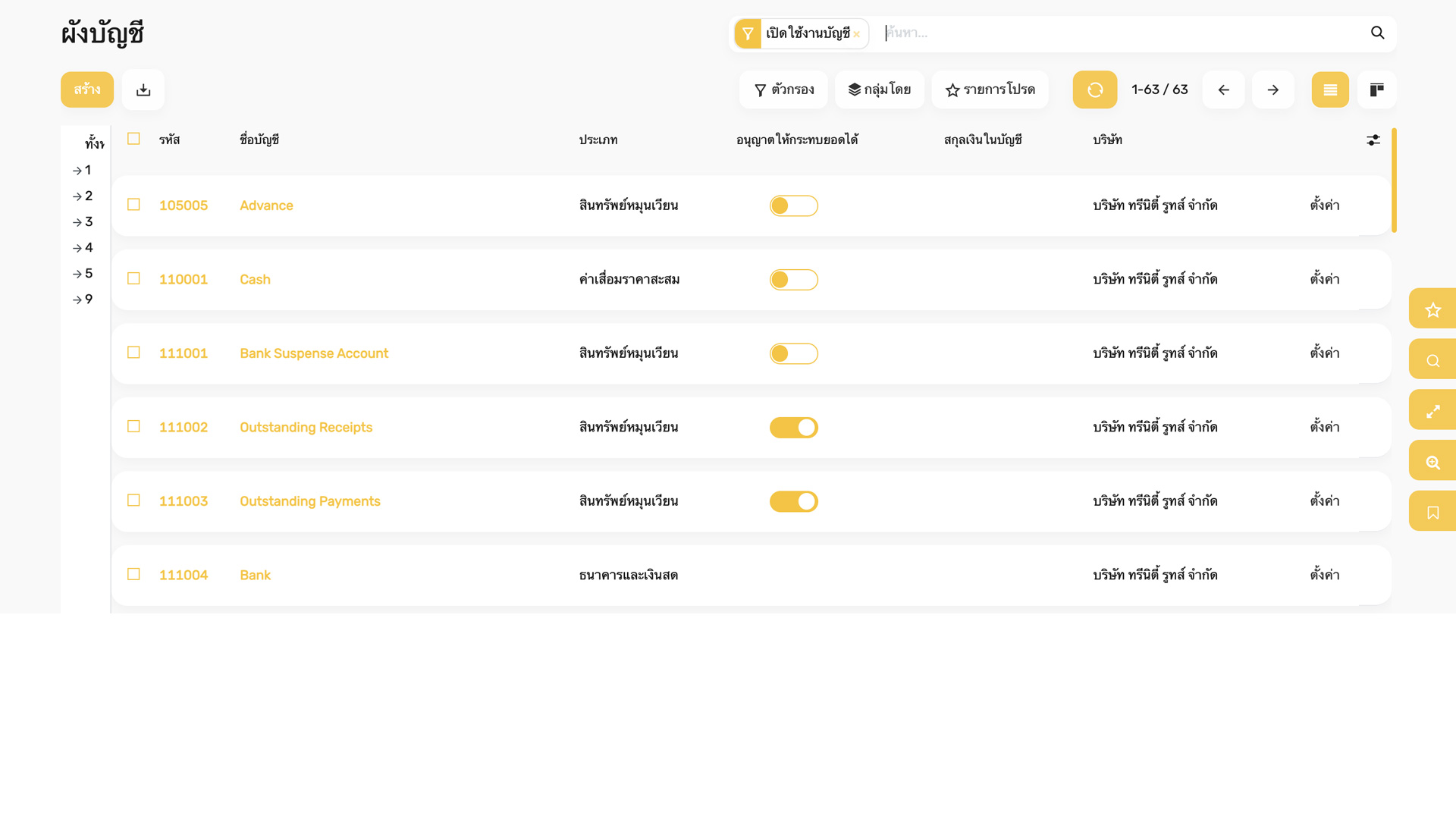 BEECY ERP | ระบบบัญชี และการเงิน